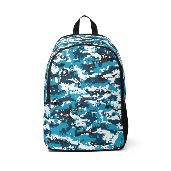 8 Bit Camo, Blue – Backpack | Contour Lime Apparel